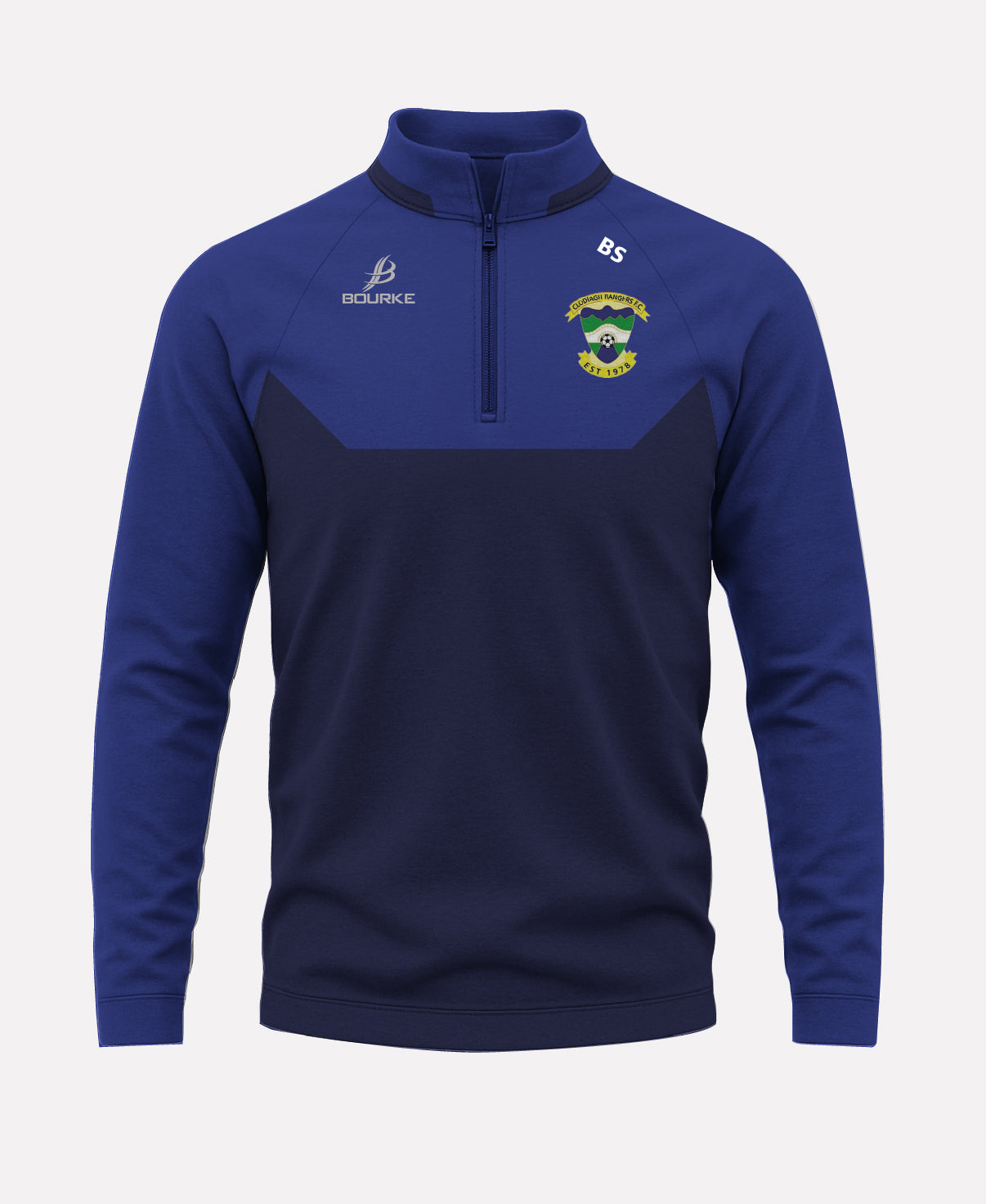 Clodiagh Rangers FC BARR Half Zip (Navy/Blue) – Bourke Sports (.IE) Website