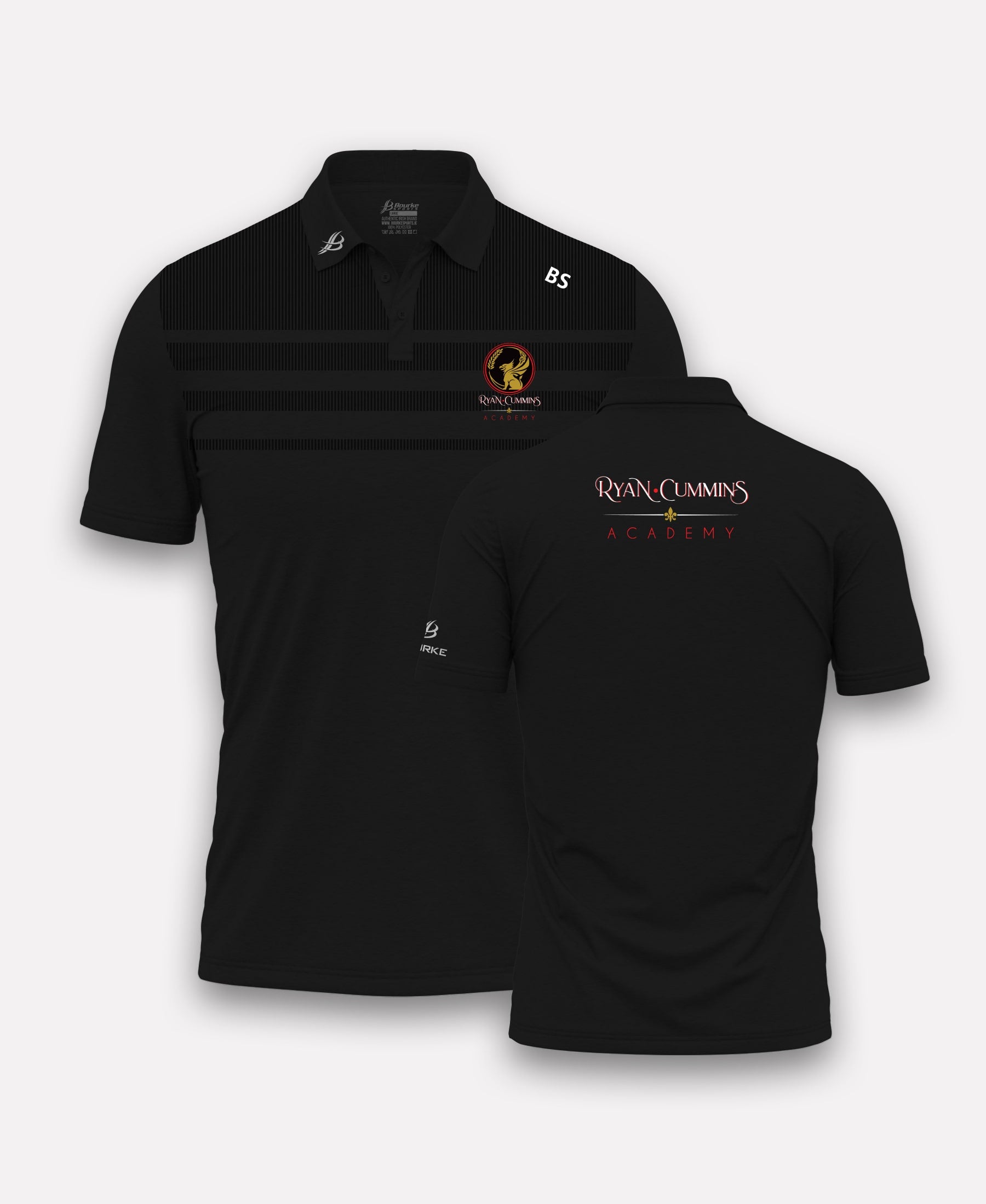 Ryan-Cummins Academy TACA Polo Shirt (Black) – Bourke Sports (.IE) Website