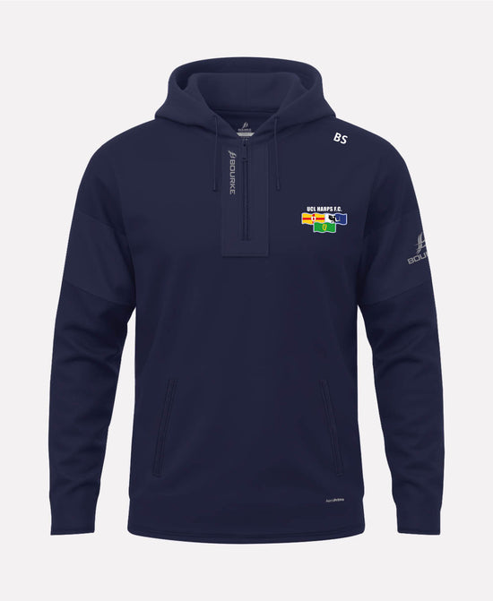 UCL Harps FC TEASRA Half Zip Hoodie (Navy) – Bourke Sports (.IE) Website